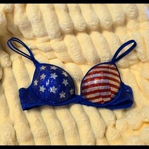 Victoria's Secret | Intimates & Sleepwear | Victorias Secret Flag Bra ...